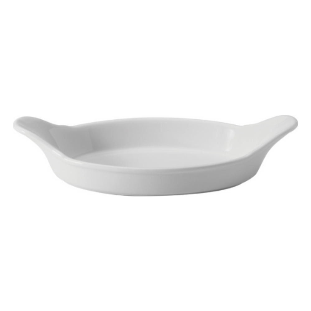Apollo White Oval Eared Dish 11" (28cm) — AJ Stuart
