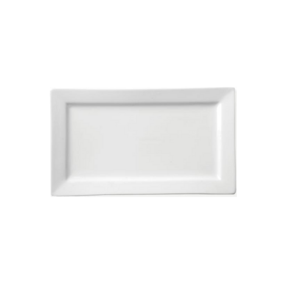 Apollo White Rectangular Plate 10.4x7.7" (26.5x19.5cm) — AJ Stuart
