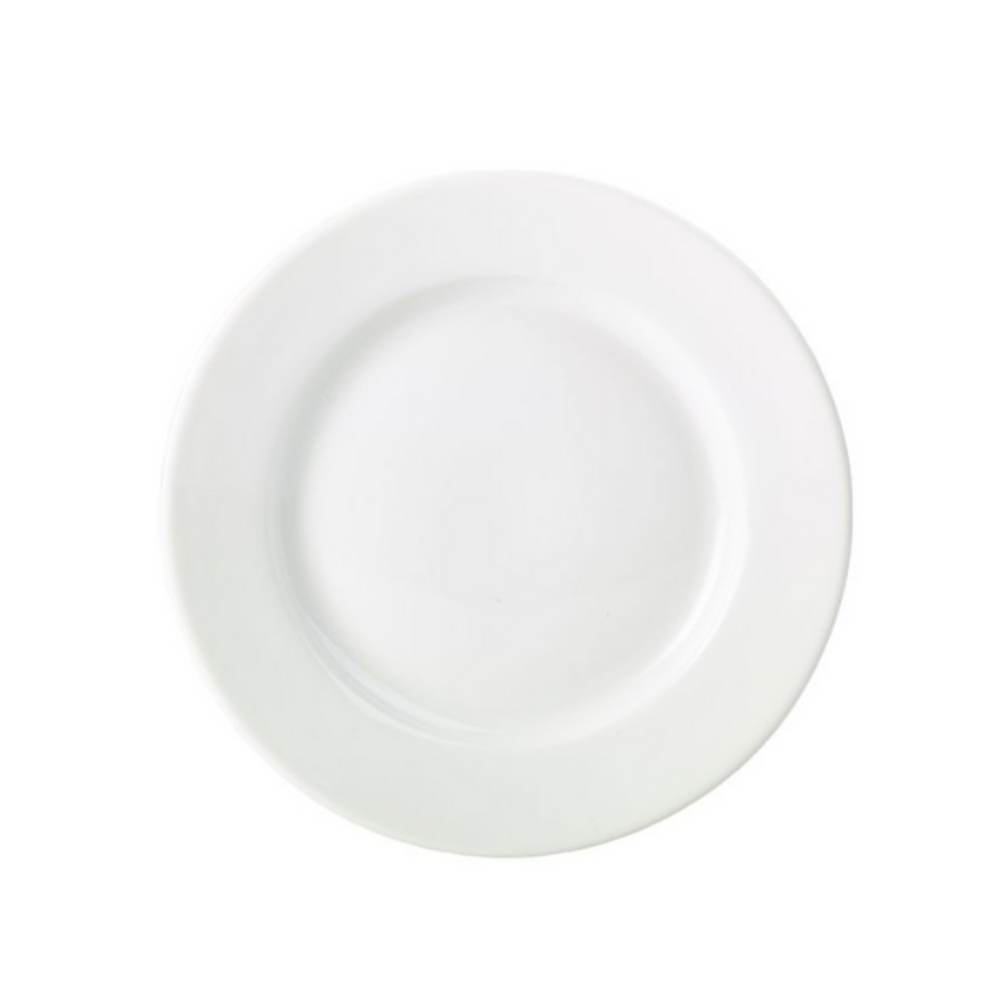 Apollo Round White Plate 12.5" (31cm) — AJ Stuart