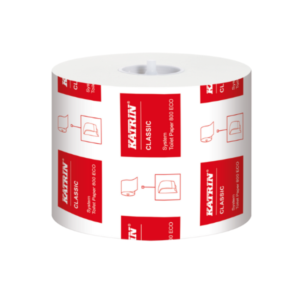 Katrin Classic System Toilet Roll 2 Ply 800 Sheet — AJ Stuart